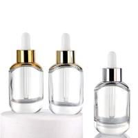 China Other Cosmetic CUSTOM Empty Oval Unique Essential Oils Glass Dropper Bottle for Hair Oil 15ml 30ml 50ml 1oz 2oz for sale