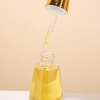 China Industrial Cosmetic Elegant 30ml 50ml 1oz 2oz Green Empty Oil Serum Dropper Bottles with Box Customize Unique Cone Shape for sale