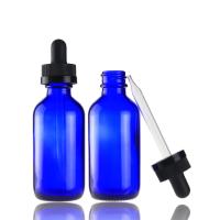 China 1oz 2oz 3oz 4oz Cobalt Blue Boston Glass Bottle for Cosmetics Essential Oil Customized Colors and Samples Process 2-3 days for sale