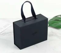 China Custom Logo Printed Biodegradable Matte Lamination Jewelry Box for Earring Necklace Storage for sale