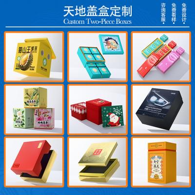 China Custom Types Cosmetic Box Packaging with Recycled and Eco-friendly Materials and Embossing Surface Finishing for sale