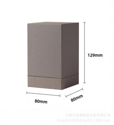 China Velvet Interior Padding Perfume Gift Box with Custom Order and Off Print Surface Finish for sale