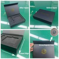 China Custom Logo Cosmetic Skincare Packaging with EVA Foam Insert and Magnetic Closure Skincare Gift Box for sale