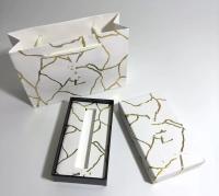 China Premium Brand Gold Stamping Lipstick Lip And Base Box Luxury Paper Packaging Free Design Low MOQ Gift Set for Women for sale