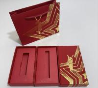 China Premium Brand Gold Stamping Lipstick Lip And Base Box Luxury Paper Packaging Free Design Low MOQ Gift Set for Women for sale