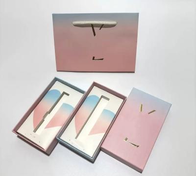 China Luxury Rigid Paperboard Lipstick/Lip Liner Set Liquid Gift Box for Lips for sale