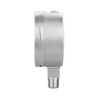 China Made in Y100BF 100mm Double Graduated Bar/PSI Display Stainless Steel Pressure Gauge for sale