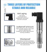 China High Temperature Resistance Pressure Sensor Transmitter for Air Water Range -0.1-60MPa for sale