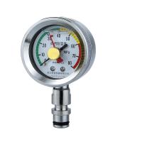China OEM Glycerin Manometer Oil Shockproof Precision Manometer 2.5% Mining Pressure Meter Gauge for sale