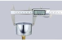 China ZG1/4 Back Connected Gas Pressure Meter 60mm Small Manometer for Natural Gas Metering Unit for sale