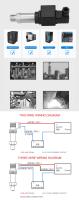 China Zhejiang 4-20mA 0-5V 0-10V Display Digital Pressure Transducer with Range -0.1-100MPa for sale