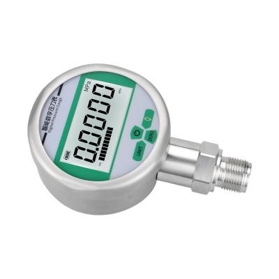 China Stainless Steel 304 LCD Digital Pressure Gauge with High Precision and 0.5% Accuracy for sale