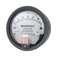 China TE2000 0-60 Pa 120mm Circular Air Differential Pressure Gauge Manufactured in Zhejiang for sale