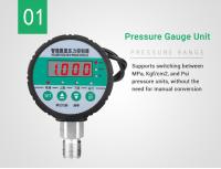 China 80mm High Precision 0.5%FS DC220V Intelligent Digital Electric Contact Pressure Gauge for sale