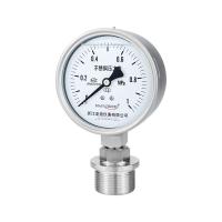 China 60bar 100mm Diaphragm Pressure Gauges Stainless Steel Construction and Durable Design for sale