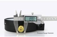 China 150mm 60bar 1.6% Bottom Connection Pressure Gauge with Remote Resistance Manometer for sale