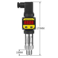 China 4-20ma 0-5v LED Digital Waterproof Liquid Pressure Sensor with Smart Fire Controlling for sale