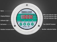 China High Precision 0.5%FS 80mm 304 SS Back Connection Air Digital Pressure Controller Switch for sale