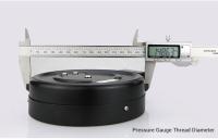 China 150mm Iron Case Outlet Resistance Remote Water Pressure Gauge for Hydraulic Lpg Panel for sale