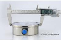 China ZG1/2 Thread 100mm 40bar psi Glycerin Filled Hydraulic Manometer for OEM Requirements for sale