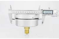 China 100mm Diaphragm Type 304ss Stainless Steel Back Capsule Pressure Gauge with Flange for sale