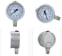 China Customizable M12 Stainless Steel Pressure Gauge Threaded Gauge with 0-16 Bar Display for sale