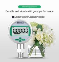 China Stainless Steel 304 SS M20*1.5 Thread Gas Manometer Pressure Gauge with Battery Power for sale