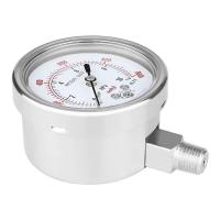 China YE60BF M14*1.5 Isolation Diaphragm Capsule Pressure Gauge for Liquid Gas Measurement for sale