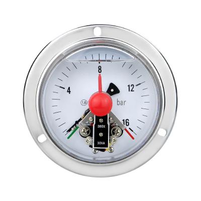 China Electric Contact Detection Customized Glycerin Silicone Liquid Oil Filled Pressure Gauge for sale
