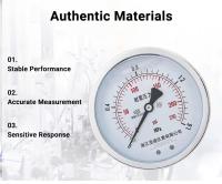 China High Precision Oil-Filled Hydraulic Pressure Gauge for Steam Trade 0-10mpa 100mpa for sale