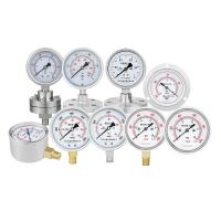 China Gas Measurement Tool 60mm Capsule Micro Pressure Gauge Thread ZG1/4 Range 2.5-100kpa for sale