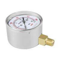 China Gas Measurement Tool 60mm Capsule Micro Pressure Gauge Thread ZG1/4 Range 2.5-100kpa for sale