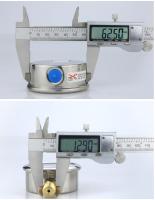 China 60mm Nominal Diameter 2.5% Accuracy Glycerol Filled Pressure Gauge for Water Pressure for sale
