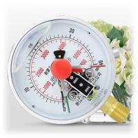 China 100mm Nominal Diameter Stainless Iron Water Pressure Gauge 0.1-100 Mpa for Industrial for sale