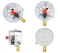 China 100mm Nominal Diameter Stainless Iron Water Pressure Gauge 0.1-100 Mpa for Industrial for sale