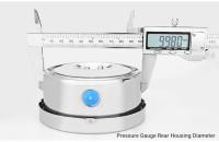 China High Precision Stainless Steel Pressure Gauge for Measuring Hydraulic Pressure 1-100kpa for sale