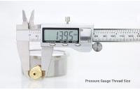 China 60mm YN60 1-600 Bar Precision Pressure Gauge for Glycerol Filling Fuel Pressure Testing for sale