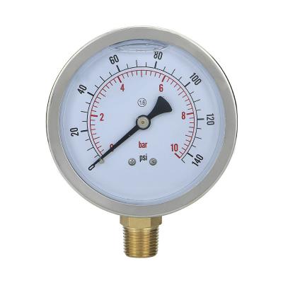 China Temperature Resistant M20*1.5 Threaded Pressure Instrument with 100mm Nominal Diameter for sale