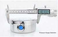 China YN100 100mm Dial Liquid Air Pressure Gauge 100MPa Glycerol Filled Pressure Indicator for sale
