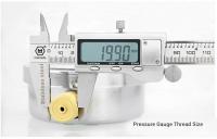 China YN100 100mm Dial Liquid Air Pressure Gauge 100MPa Glycerol Filled Pressure Indicator for sale