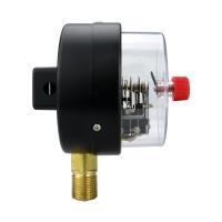 China Copper Joint 100mm Magnetic Fuel Gas Pressure Gauge with Contact Switch and OEM Automatic Control for sale