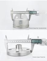 China High Temperature Resistant Stainless Steel Pressure Gauge for Pneumatic Applications for sale