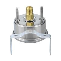 China Clip Type Water Pressure Indicator Gauge 1.6mpa 60mpa Air Oil Hydraulic Axial Shockproof for sale
