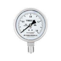 China YN100BF 304ss Stainless Steel Pressure Gauge 0.1-250mpa 0.6% Precision Manometer for sale