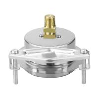 China 60mm Axial Flange Edge Capsule Pressure Gauge for Gas and Hydraulic Systems in Zhejiang for sale