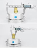 China 100mm Nominal Diameter YE100ZT Hydraulic Oil Capsule Pressure Gauge with CE Certification for sale