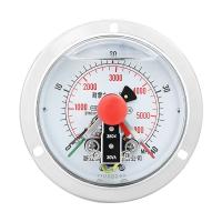 China 100mm Oil-Filled Magnetic Electric Contact Pressure Gauge for Industrial Applications for sale