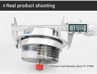 China 100mm Oil-Filled Magnetic Electric Contact Pressure Gauge for Industrial Applications for sale