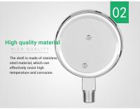 China 304 All Stainless Steel Capsule Micro Air Pressure Gauge for Gas Pressure Measurement for sale