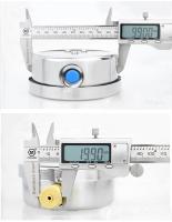 China 100mm 1.6% High Accuracy Axial Oil Filled Pressure Gauge Meter for OEM Customization for sale